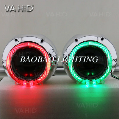 CH25 3.0inch Round Crystal angel eye Bixenon Car hid xenon projector kit supplier