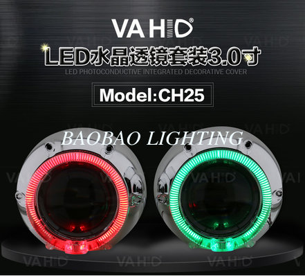 CH25 3.0inch Round Crystal angel eye Bixenon Car hid xenon projector kit supplier