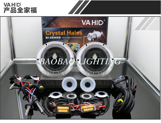 CH25 3.0inch Round Crystal angel eye Bixenon Car hid xenon projector kit supplier