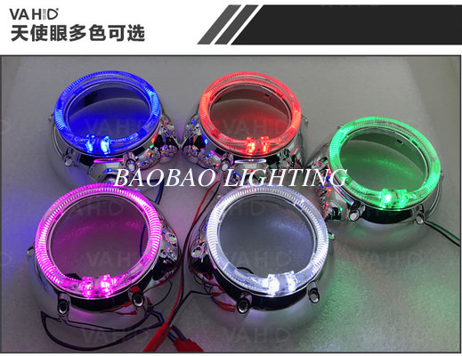 CH25 3.0inch Round Crystal angel eye Bixenon Car hid xenon projector kit supplier