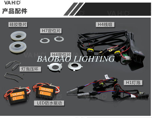 CH25 3.0inch Round Crystal angel eye Bixenon Car hid xenon projector kit supplier