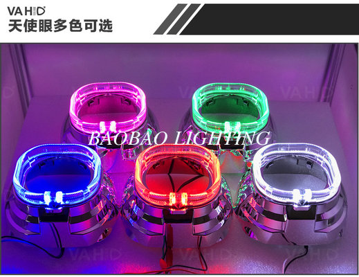 CH26S 3.0inch Square Crystal angel eye Bixenon Car hid xenon projector kit supplier