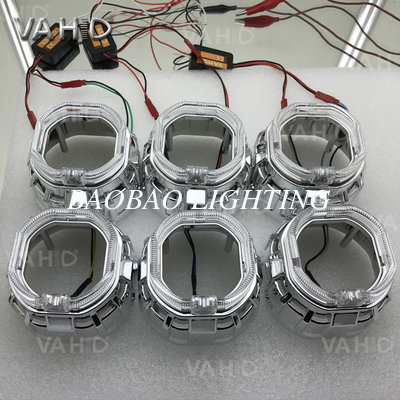 CH27S 2.5inch Square Crystal angel eye Bixenon Car hid xenon projector kit supplier