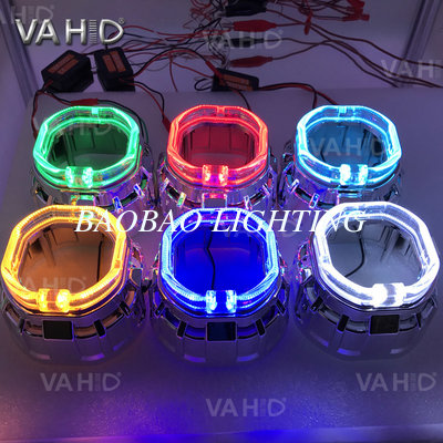 CH27S 2.5inch Square Crystal angel eye Bixenon Car hid xenon projector kit supplier