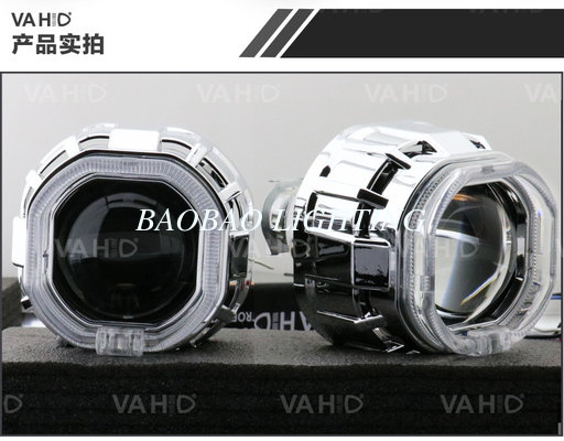 CH27S 2.5inch Square Crystal angel eye Bixenon Car hid xenon projector kit supplier