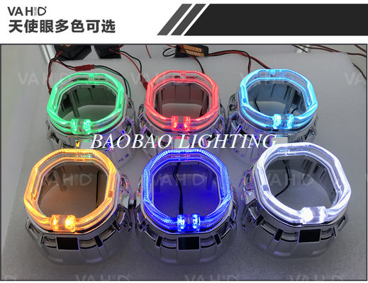 CH27S 2.5inch Square Crystal angel eye Bixenon Car hid xenon projector kit supplier
