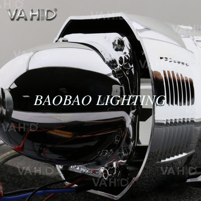CH29  2.5inch Round Crystal angel eye Bixenon Car hid xenon projector kit supplier