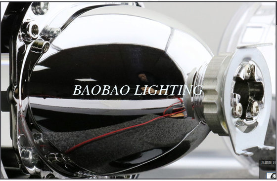 CH29  2.5inch Round Crystal angel eye Bixenon Car hid xenon projector kit supplier