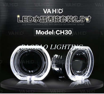 CH30  2.5inch Round Crystal angel eye Bixenon Car hid xenon projector kit supplier