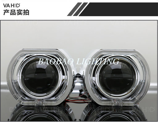 CH30  2.5inch Round Crystal angel eye Bixenon Car hid xenon projector kit supplier