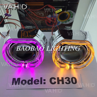 CH31 3.0inch Crystal angel eye Bixenon Car hid xenon projector kit supplier