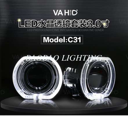 CH31 3.0inch Crystal angel eye Bixenon Car hid xenon projector kit supplier