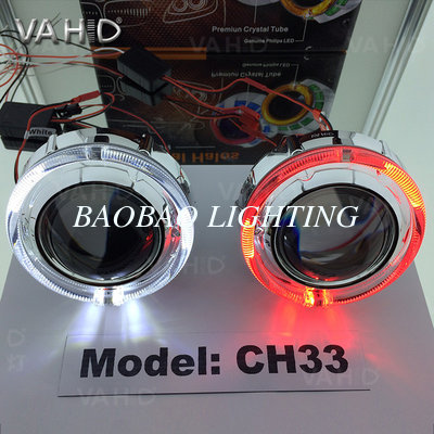 CH33 3.0inch Crystal angel eye Bixenon Car hid xenon projector kit supplier