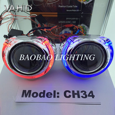 CH34 3.0inch Crystal angel eye Bixenon Car hid xenon projector kit supplier