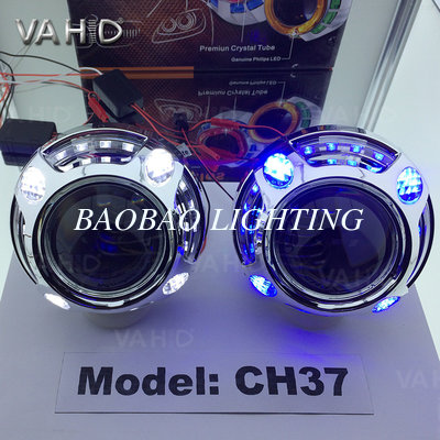 CH37A  3.0inch Crystal angel eye Bixenon Car hid xenon projector kit supplier