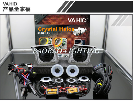 CH38 3.0inch Crystal angel eye Bixenon Car hid xenon projector kit supplier