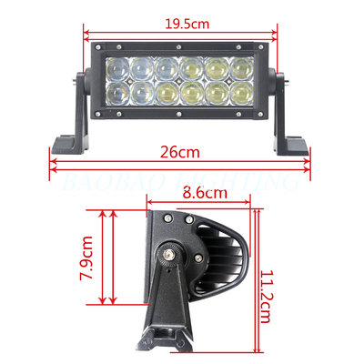 B5D 5D 36W 3W/PC 5D CREE LED LIGHT BAR Spot Beam supplier