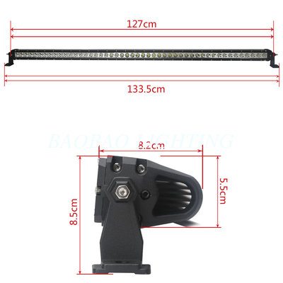 F Style 240W 5W 48LED CREE LED LIGHT BAR 6000K 10-30V Spot beam, Flood Beam, Combo Beam supplier