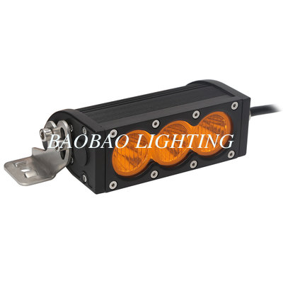 H Style 30W Yellow Color 3pcs 10W CREE LED LIGHT BAR 6000K 10-30V Combo Beam,Flood Beam, Spot beam supplier
