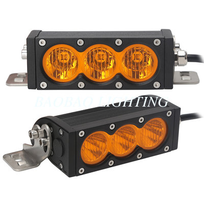 H Style 30W Yellow Color 3pcs 10W CREE LED LIGHT BAR 6000K 10-30V Combo Beam,Flood Beam, Spot beam supplier