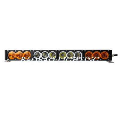 H Style 120W White to Yellow Color 12pcs 10W CREE LED LIGHT BAR 6000K 10-30V Combo Beam,Flood Beam, Spot beam supplier