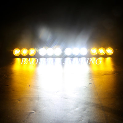 H Style 120W White to Yellow Color 12pcs 10W CREE LED LIGHT BAR 6000K 10-30V Combo Beam,Flood Beam, Spot beam supplier