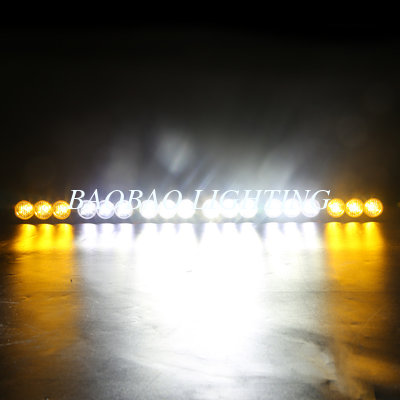 H Style 180W White to Yellow Color 18pcs 10W CREE LED LIGHT BAR 6000K 10-30V Combo Beam,Flood Beam, Spot beam supplier