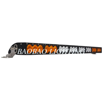 H Style 240W White to Yellow Color 24pcs 10W CREE LED LIGHT BAR 6000K 10-30V Combo Beam,Flood Beam, Spot beam supplier