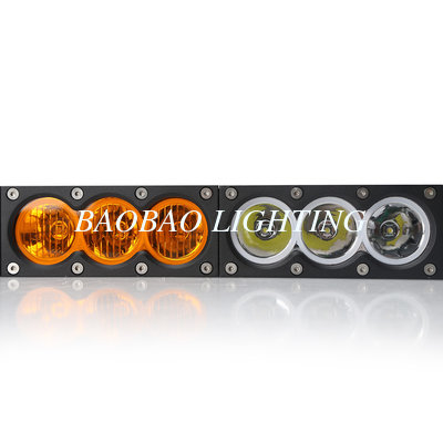 H Style 240W White to Yellow Color 24pcs 10W CREE LED LIGHT BAR 6000K 10-30V Combo Beam,Flood Beam, Spot beam supplier
