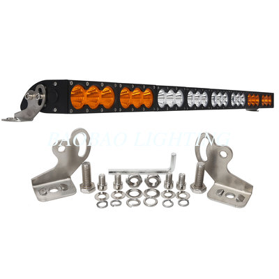 H Style 240W White to Yellow Color 24pcs 10W CREE LED LIGHT BAR 6000K 10-30V Combo Beam,Flood Beam, Spot beam supplier