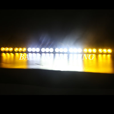 H Style 240W White to Yellow Color 24pcs 10W CREE LED LIGHT BAR 6000K 10-30V Combo Beam,Flood Beam, Spot beam supplier