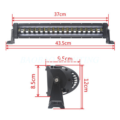 K Style 60W 12pcs 5W CREE LED LIGHT BAR 6000K 10-30V With Color Halo rings White,Blue,Red,Green,amber,Spot Beam supplier