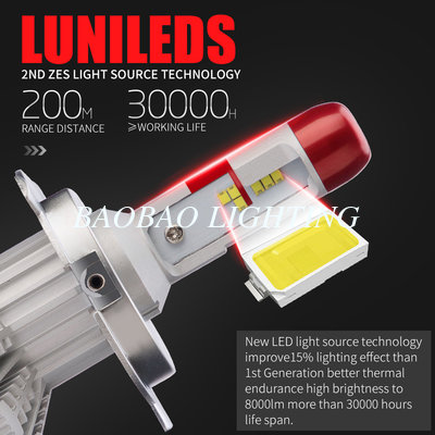3P New 64W 12000Lumen with fan car led headlight kit supplier
