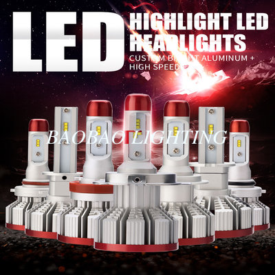 3P New 64W 12000Lumen with fan car led headlight kit supplier