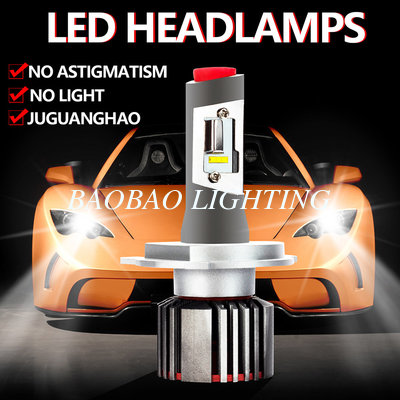 4P New high power CSP 5800Lumen 6000K car led headlight kit supplier