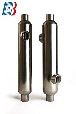 China Different kinds of water to water shell tube heat exchanger swimming pool heat exchanger manufacturer