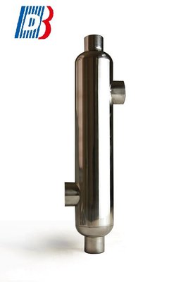 China Different kinds of automatic plasma welding Ti material shell tube heat exchanger swimming pool heat exchanger exporter