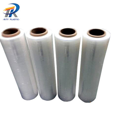 China White Biodegradable Packaging Wrap Transparent LLDPE Roll Stretch Film supplier