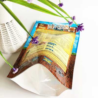 PA/PE Stand Up Pouch Powder Plastic Bag Moisture Proof Packaging bag 100mic Zipper Bag supplier
