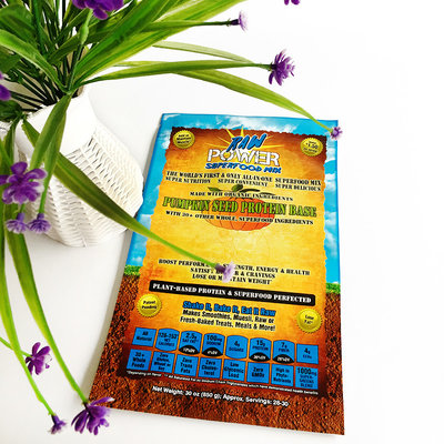 PA/PE Stand Up Pouch Powder Plastic Bag Moisture Proof Packaging bag 100mic Zipper Bag supplier