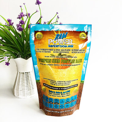 PA/PE Stand Up Pouch Powder Plastic Bag Moisture Proof Packaging bag 100mic Zipper Bag supplier