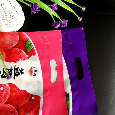 Printing Colors Milk Plastic Bag Handle Packing Bag supplier