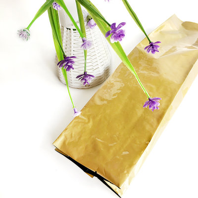 AL printing plasti bag Insert middle sealing packaging 100mic tea or coffee shading packing bag supplier