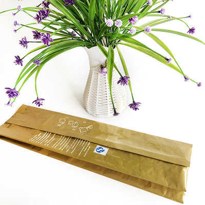 AL printing plasti bag Insert middle sealing packaging 100mic tea or coffee shading packing bag supplier