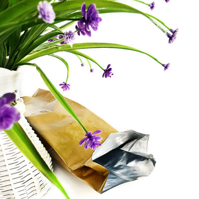 AL printing plasti bag Insert middle sealing packaging 100mic tea or coffee shading packing bag supplier