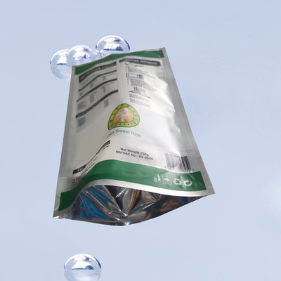 BOPP/VmPET/PE foil Plastic Bag 100mic customer printed Zipper Bag food grade bags for food packaging supplier