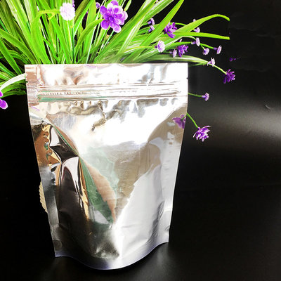 BOPP/VmPET/PE foil Plastic packaging Bag for food 80mic ziplock bag transparent bag supplier