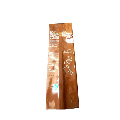 AL edge insert sealing bag 100mic customer printed food packing bag supplier