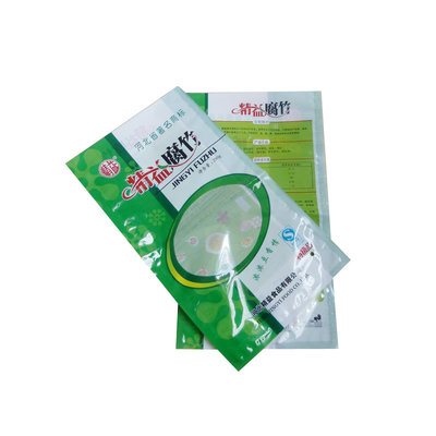 food grade packaging bag 80mic printed bags with transparent window BOPP/PE supplier