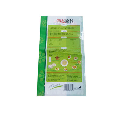 food grade packaging bag 80mic printed bags with transparent window BOPP/PE supplier
